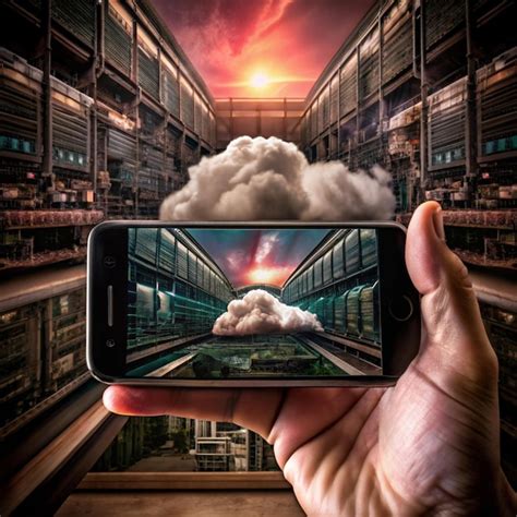 Cloud Computing Technology Premium Ai Generated Image