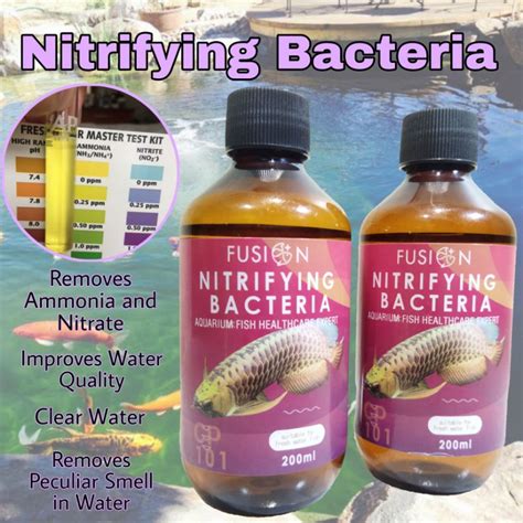Fusion Nitrifying Bacteria Anti Ammonia For Aquarium Shopee Philippines