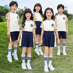 幼儿园园服夏装纯棉运动会班服套装夏季短袖圆领毕业照小学生校服 阿里巴巴