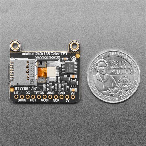 adafruit 1 14 240x135 color tft display microsd card breakout