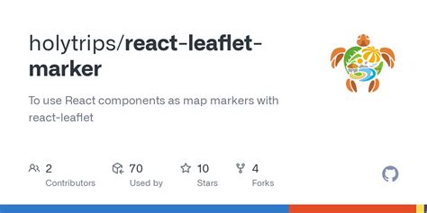 Github Holytripsreact Leaflet Marker To Use React Components As Map Markers With React Leaflet