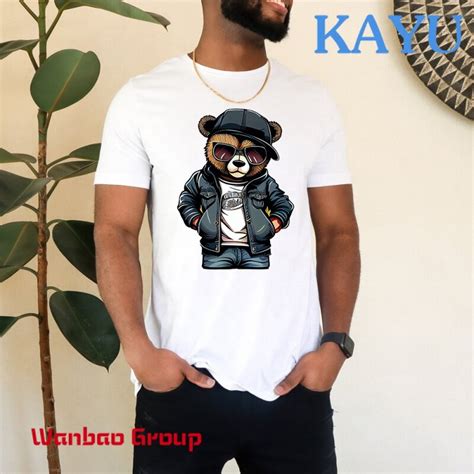 Dtf 맞춤형 디지털 인쇄 데칼 테디 베어 의류용 열 전달 스티커 모자 포함 좋은 품질 종이