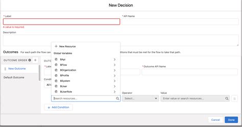 Visual Workflow Flow Access To Object Fields Salesforce Stack Exchange