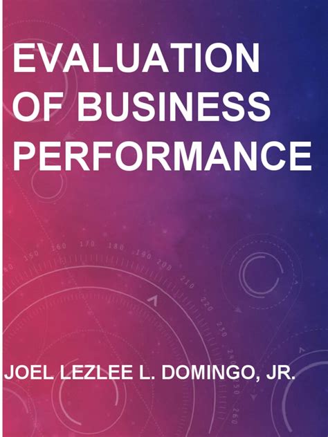 Evaluation Of Business Performance Pdf Behavior Modification Learning