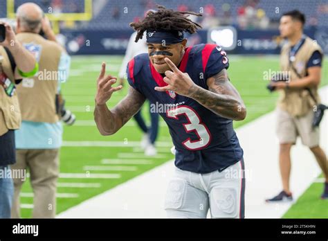 Houston Tx Usa 5th Nov 2023 Houston Texans Wide Receiver Tank Dell