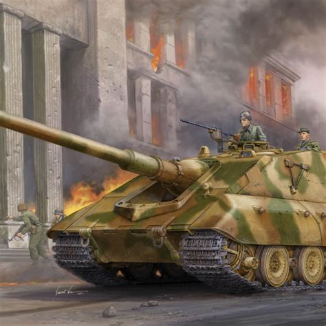 🪖 Jagdpanzer E 100 Krokodil 1100・ 3d File For 3d Printing・cults