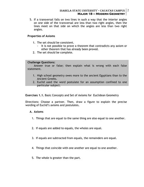CHAPTER 1 Sets Of Axioms And Finite Geometries 1 Docx