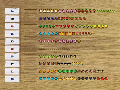 Counting Objects 11 20 Match Up