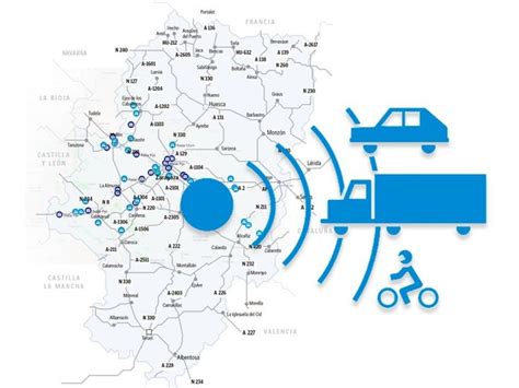 Mapa de los radares fijos y móviles de Aragón en 2021 más de un