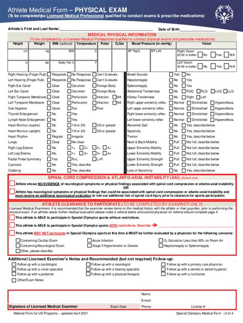 Fillable Online 2024 2025 Special Olympics Sports Information Fax Email Print PdfFiller