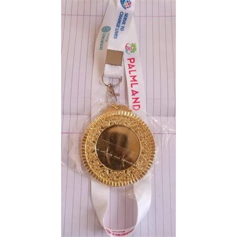 3inch Golden Brass Round Gold Plated Medal At ₹ 80piece Brass Medal