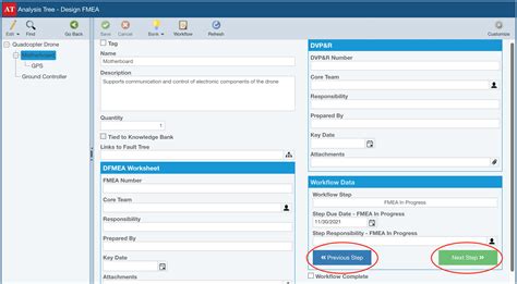 Fmea Workflow And Approvals