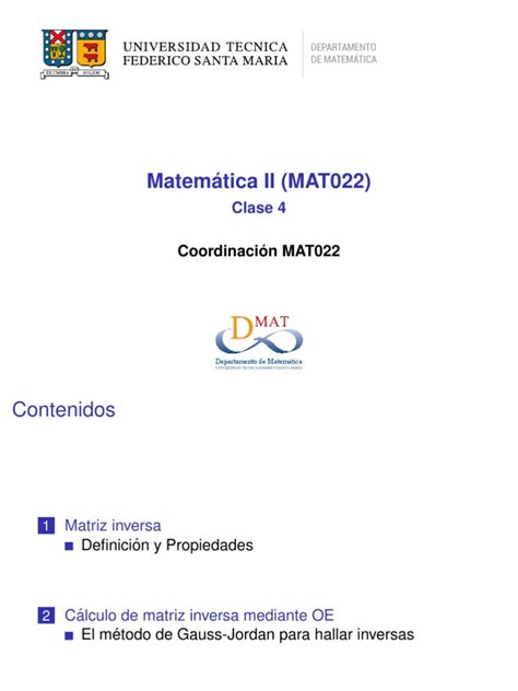 clase4 complemento pdf matriz matemáticas objetos matemáticos