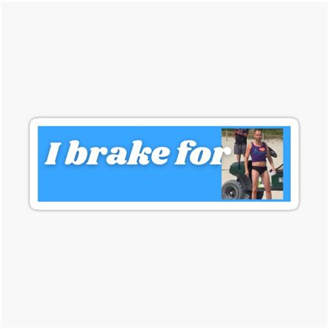 I Brake For Murr Bumper Sticker James Murray Sticker For Sale By Hyperfocusrach Redbubble