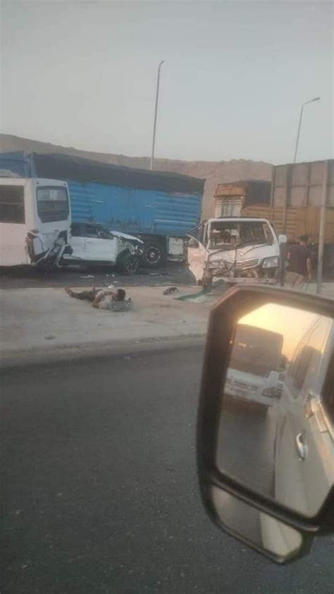 التفاصيل الكاملة لـ حادث تصادم 12 سيارة أعلى الطريق الدائري بالجيزة