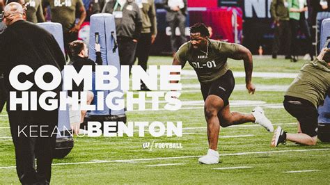 Keeanu Benton 2023 Nfl Combine Highlights Youtube
