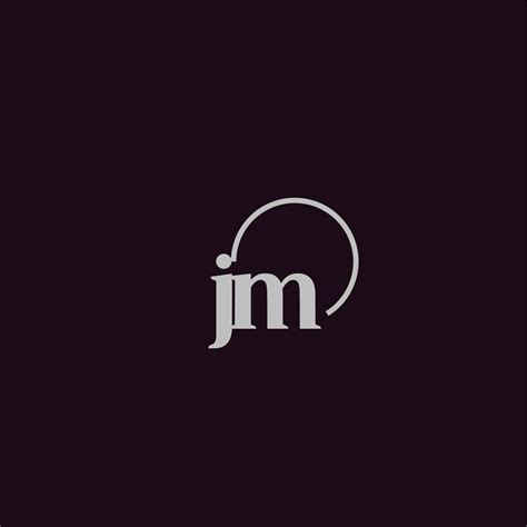 Jm Initials Logo Monogram 8256459 Vector Art At Vecteezy