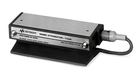8496h programmable attenuator 18 ghz 110db 10 db steps keysight