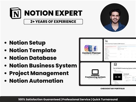 Notion Template Notion Workspace Notion Automation And Project