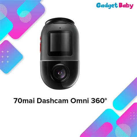 70mai Dashcam Omni 360 Motion Detection Super B Night Vision