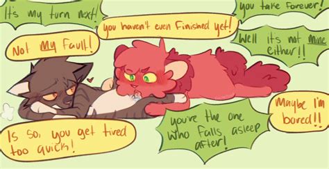 Rule 34 Argument Blush Bodily Fluids Cunnilingus Domestic Cat Drooling Duo Felid Feline Felis