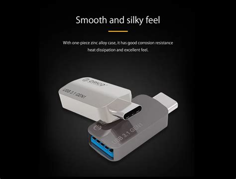 ORICO OTG USB A Female To Type C Male 3 1Gen Converter 3A Type C ORICO CTA2 SV Gadgetz Com Bd