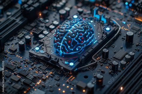 High Technology Cpu Brain Central Of Neural Networking Motherboard