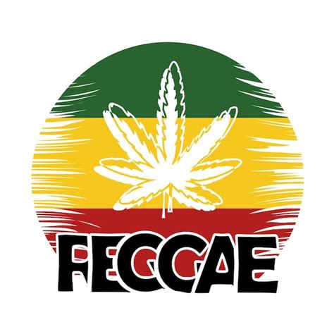 Premium Vector Reggae Color Background Composition Cannabis