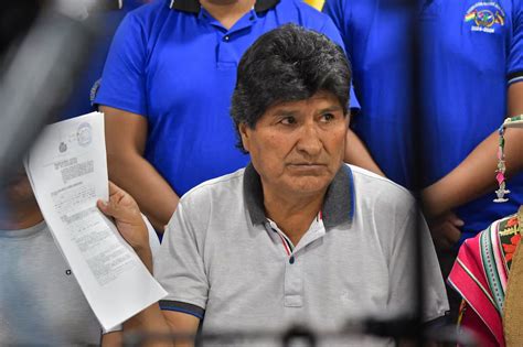 La Fiscalía De Bolivia Emite Una Orden De Arresto Contra Evo Morales