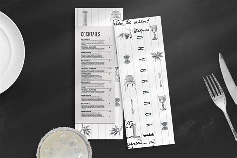 Landscape Menu Template [psd Format] Brandpacks