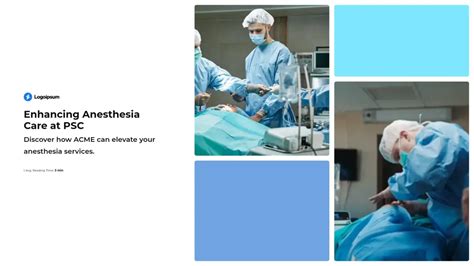 Anesthesia Consulting Services Proposal Template Customize With Ai
