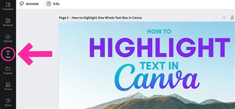 How To Highlight Text In Canva With 4 Insanely Easy Ways