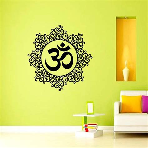 Wall Decals Vinyl Sticker Mandala Decal Ornament Indian Geometric