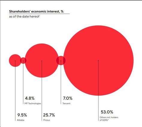 Shareholders Economic Interest Distribution