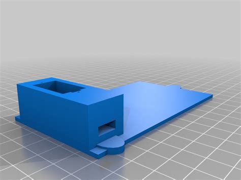 3d Datei Montierbare Basis Für Sg90 Servo Und Half Breadboard
