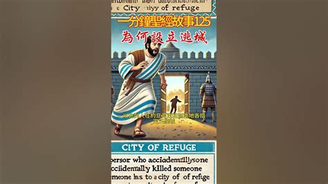 為何設立逃城 【一分鐘聖經故事 第125期】 聖經故事 圣经故事 聖經 圣经 故事 基督教 耶穌 耶稣 神话 神話 上帝
