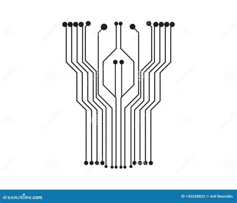 Circuit Illustration Vector Design Stock Illustration Illustration Of