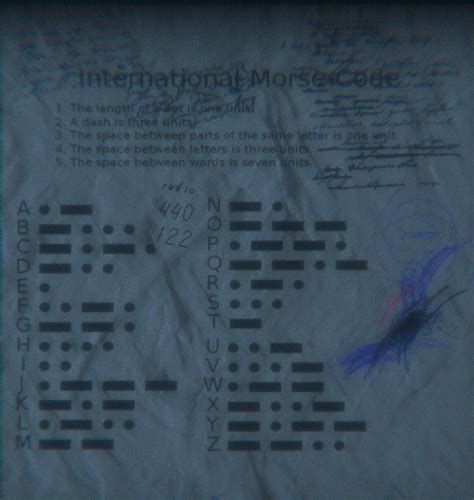 The Escape Together Morse Code