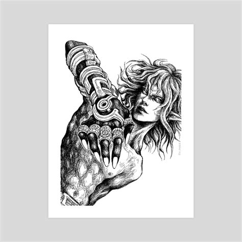 Link Adult Version Zelda Totk An Art Print By Rin Ember Inprnt