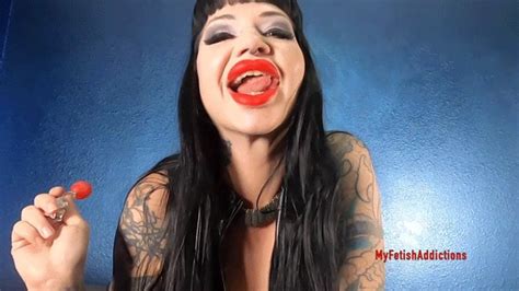 Split Tongue Lollipop L By Sinstress My Oral Addictions Clips4sale