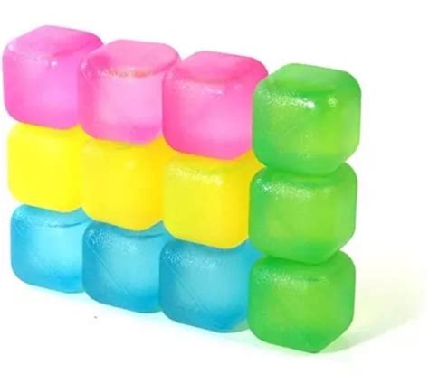 Kit Cubos De Gelo Artificial Ecológico Colorido Reutilizá MercadoLivre