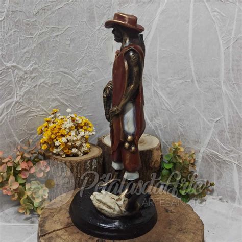 Estatua Boiadeiro Zé Vaqueiro em Resina Elo Produtos Especiais
