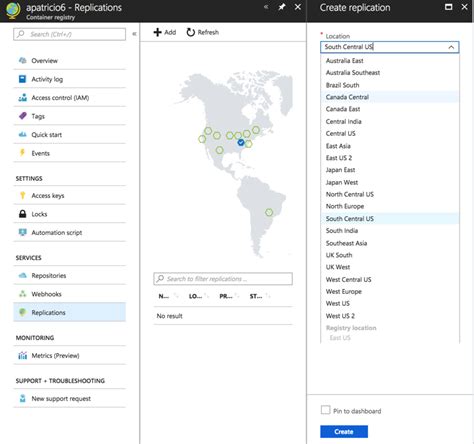step by step guide creating and managing azure container registry