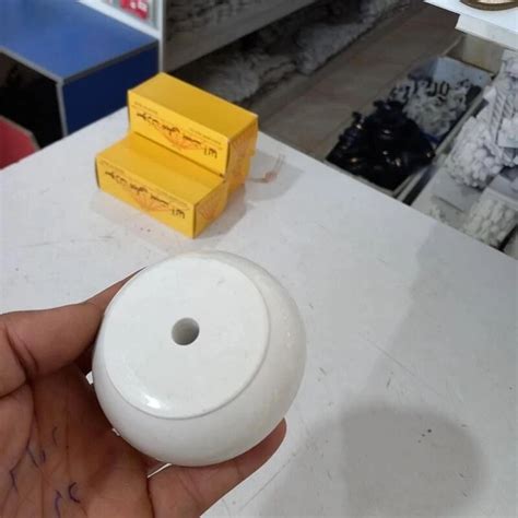 خرید و قیمت پایه مبل توپی میز مدل پاندا رنگ کرم بسته 12 عددی از جنس پلاستیک رنگ سفید ترب