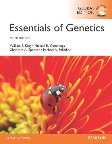 Essentials Of Genetics Global Edition Tuned In Llc