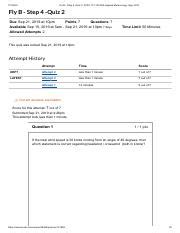 Fly B Step 4 Quiz 2 ATSC 113 101 99A Applied Meteorology Sep 2019