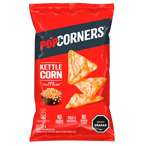 Snack Popcorners Kettle Corn 57 G