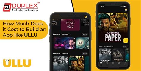 Ullu Video Streaming App Development Cost Duplex Technologies