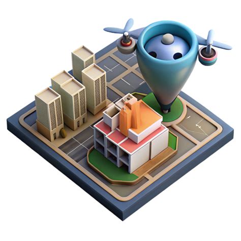 Magnificent Artistic Drone Mapping For Urban Planning Cutout