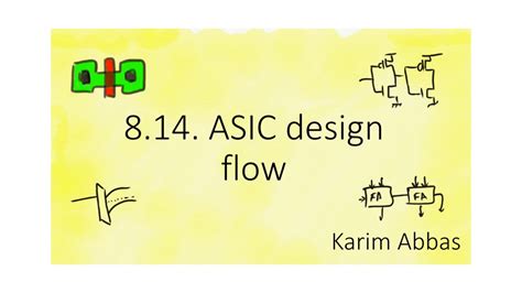 Asic Design Flow Chart Design Talk